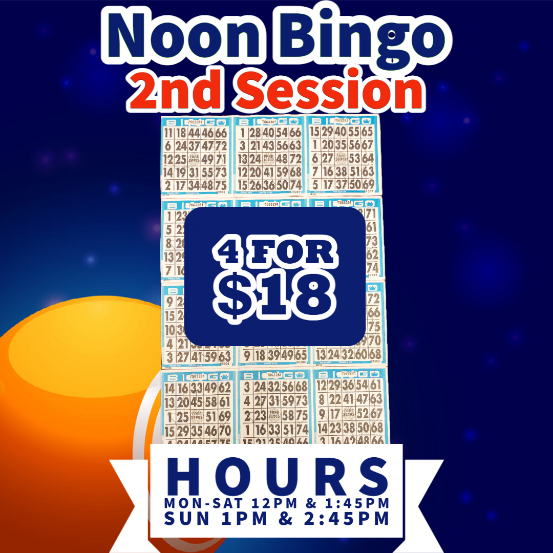 Home - Noon & Pioneer Bingo in Arlington Texas