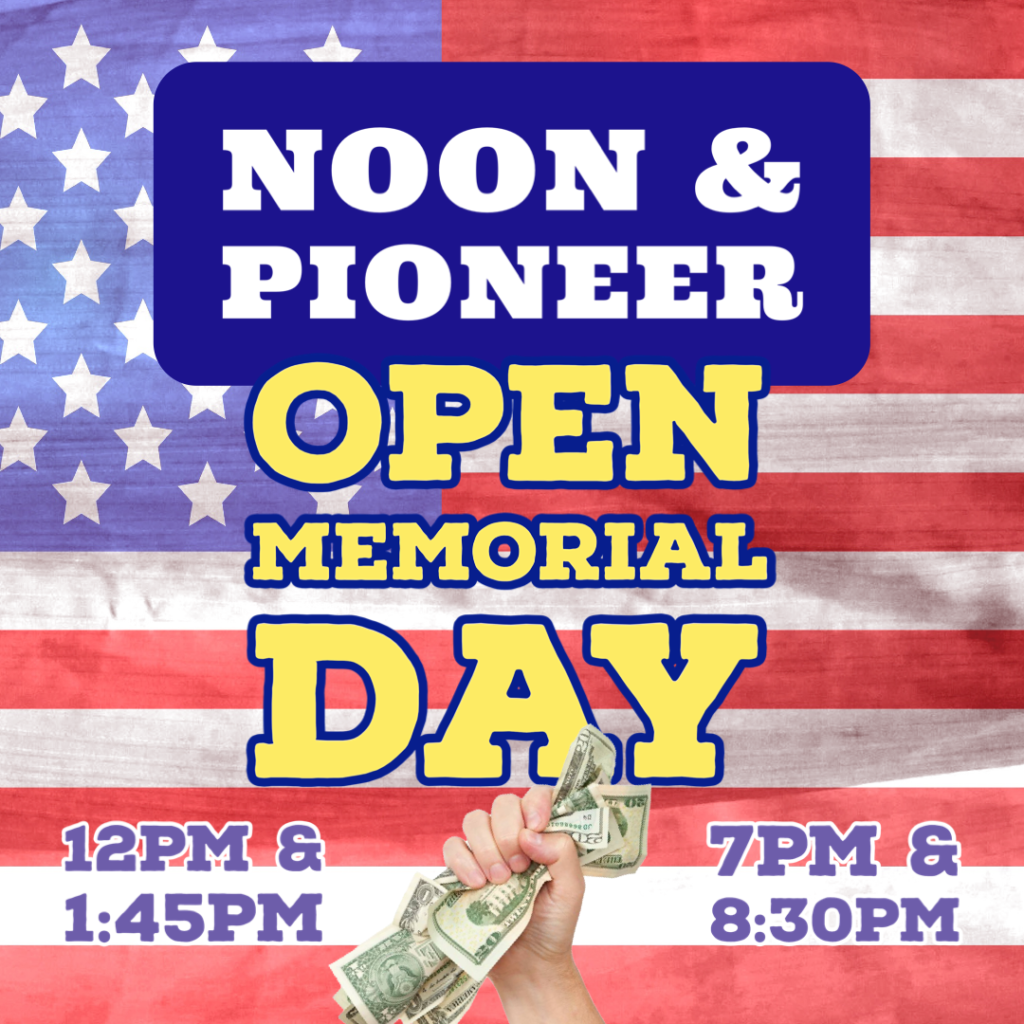 We re Open Memorial Day Noon Pioneer Bingo In Arlington Texas We re Open Memorial Day Noon Pioneer Bingo In Arlington Texas